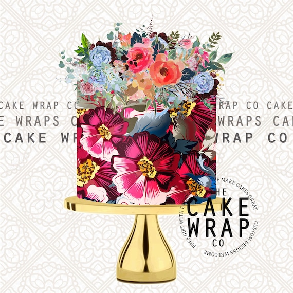CAKE WRAP Edible Icing Cake Wrap Icing Sheet Icing Sheet - Etsy