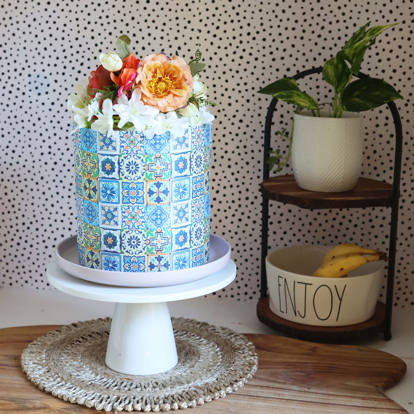 Tile Cake Wrap, Edible Icing Sheet - Etsy