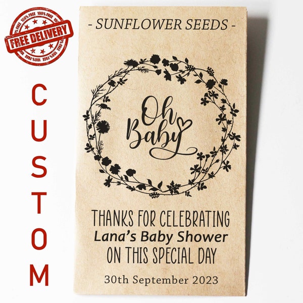 Seeds for Baby Shower - Etsy