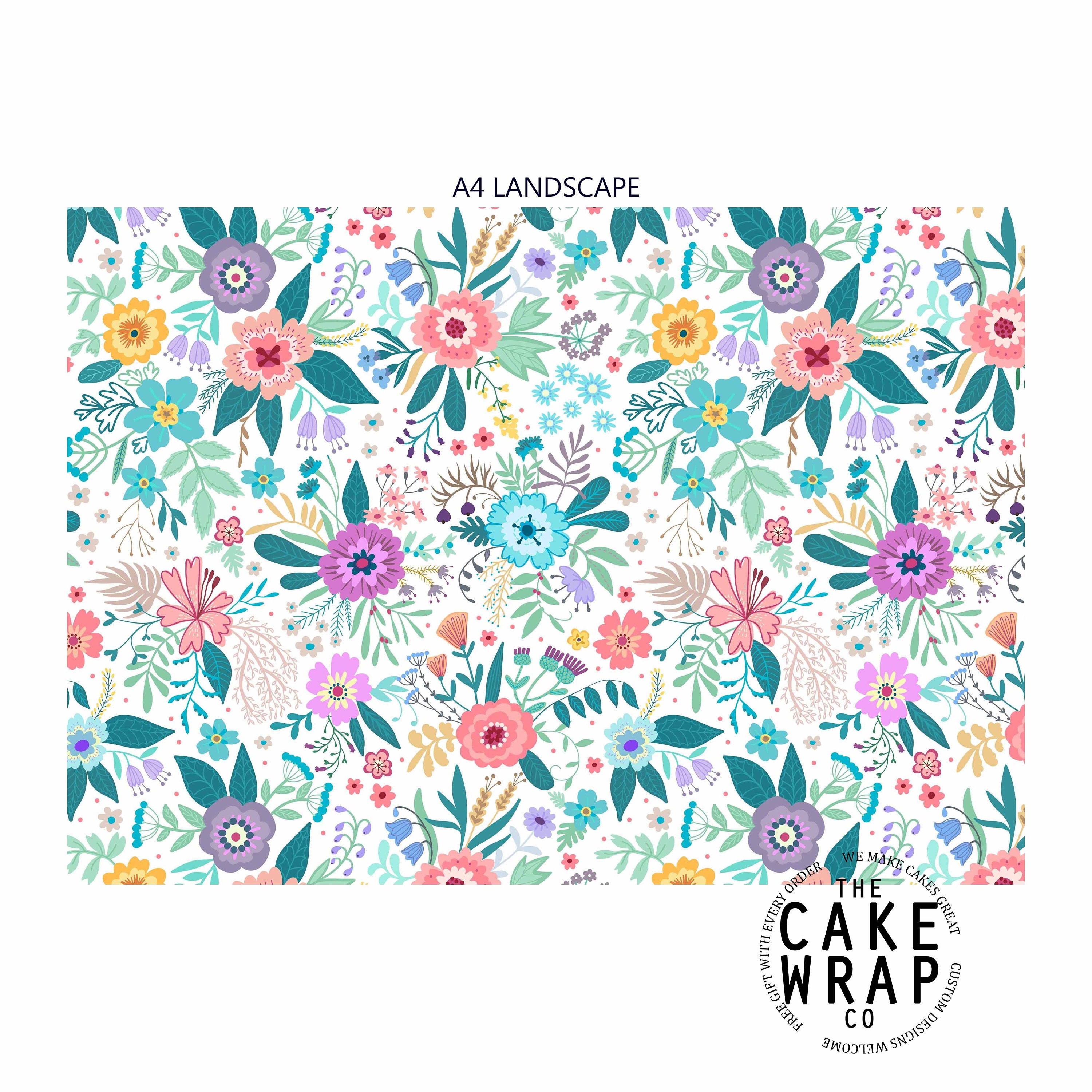 CAKE WRAP Edible Icing Cake Wrap Icing Sheet Icing Sheet - Etsy Australia