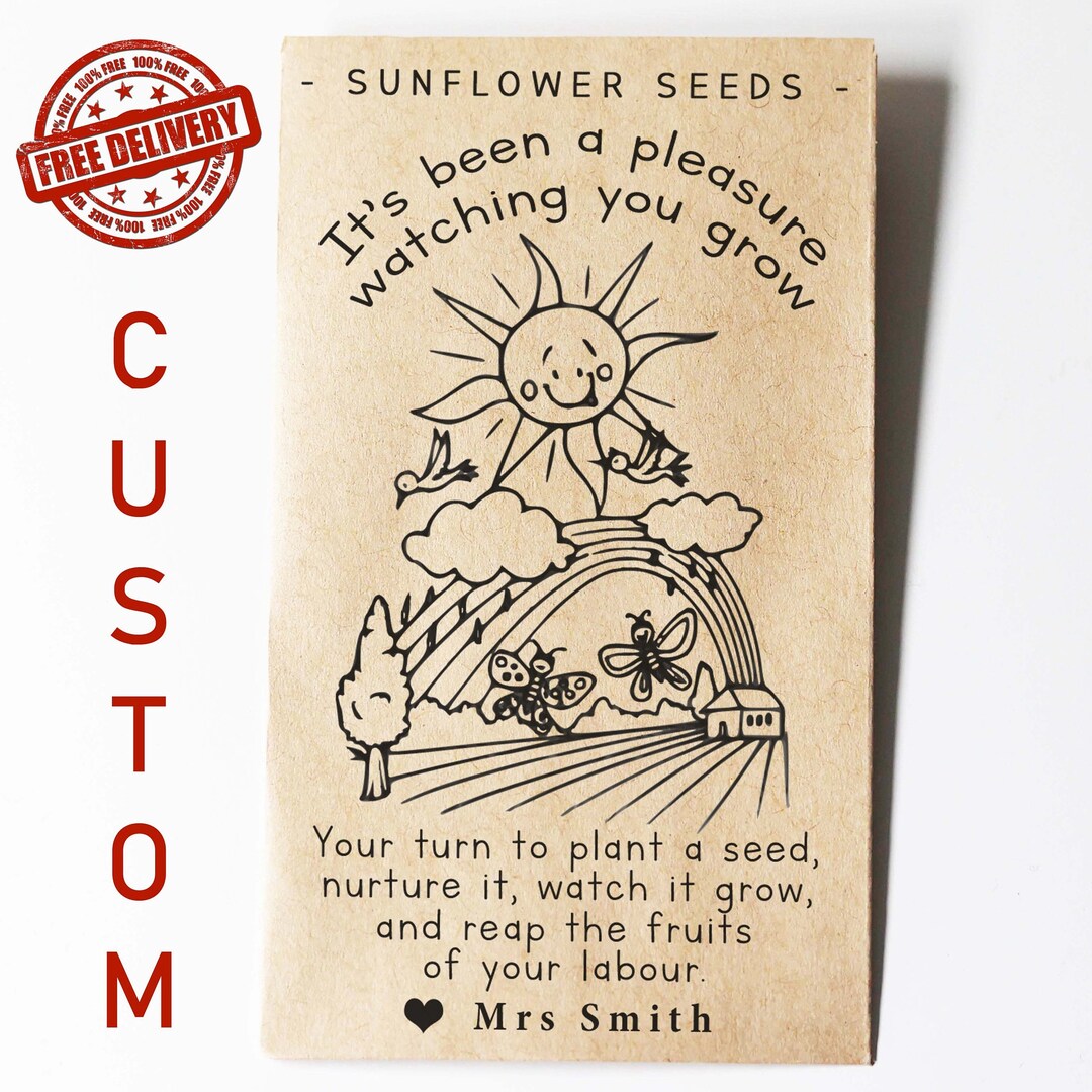 GRADUATION FAVOR, Graduation Seed Packets, Custom Graduation Seed ...