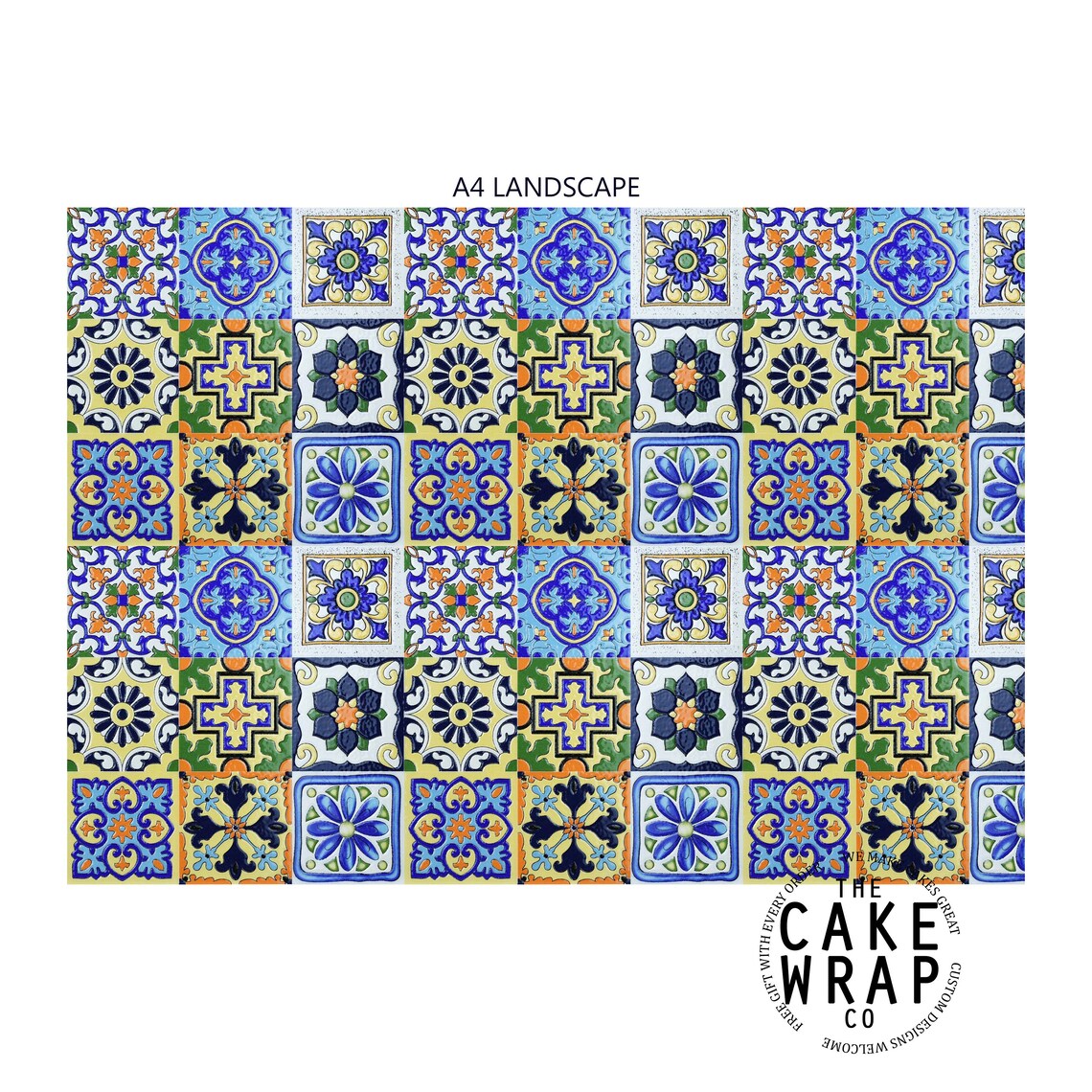 Tile Cake Wrap, Edible Icing Sheet - Etsy