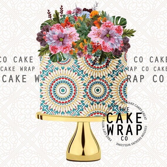 CAKE WRAP Edible Icing Cake Wrap Icing Sheet Icing Sheet - Etsy