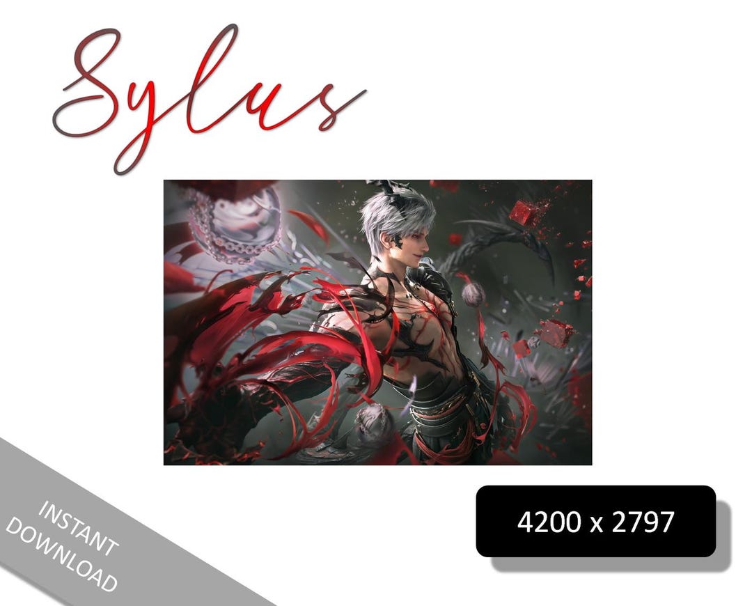 SYLUS Wallpaper for Desktop PC iPad Mac • 4200 X 2797 • Digital ...
