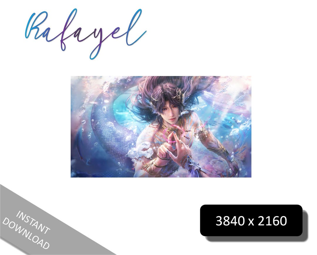 RAFAYEL MERMAN Printable Wallpaper • 1 Image • 3840 X 2160 • Digital ...