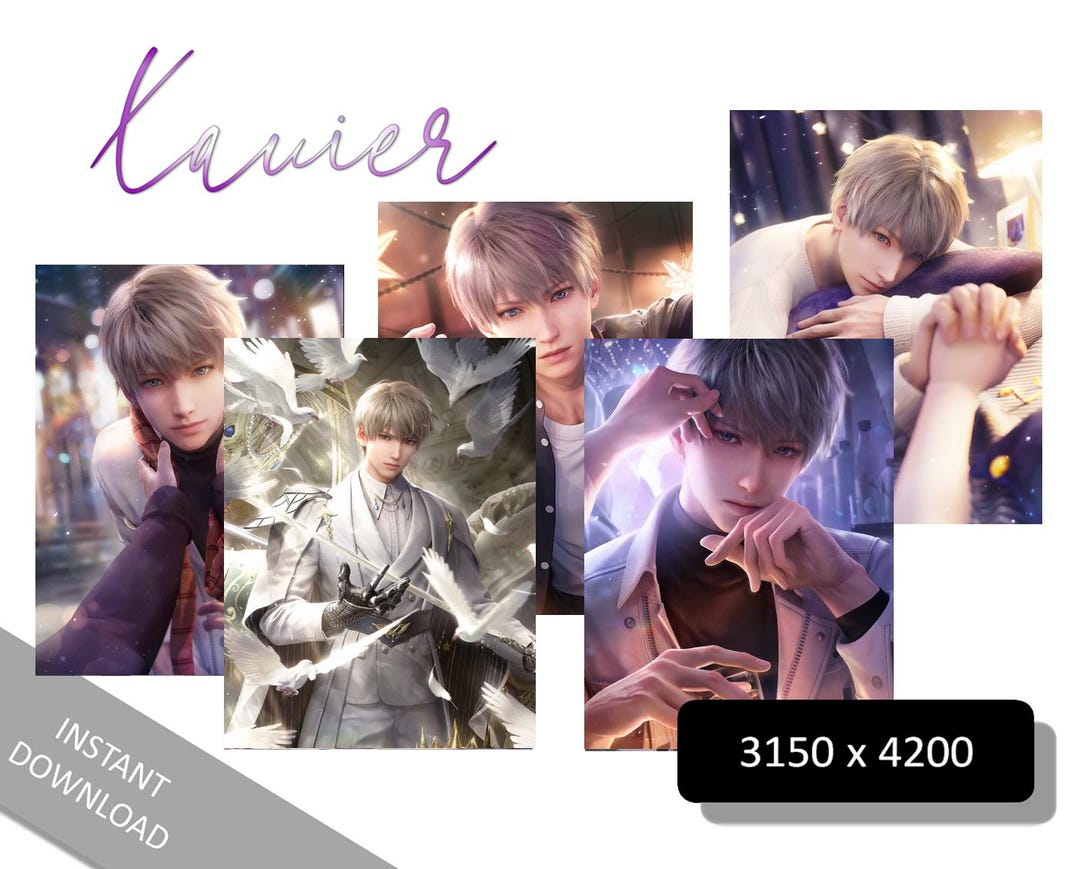 XAVIER Printable Wallpaper • 5 Images • 3150 X 4200 • Digital Print ...