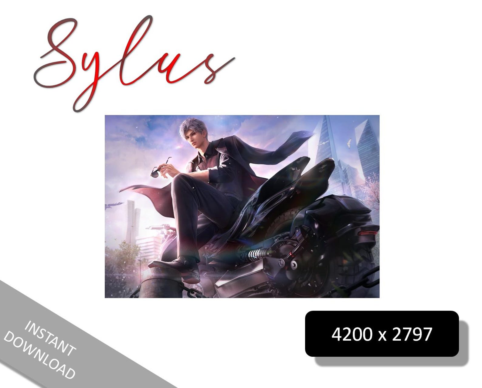 SYLUS Printable Desktop Wallpaper • 4200 X 2797 • Digital Print ...