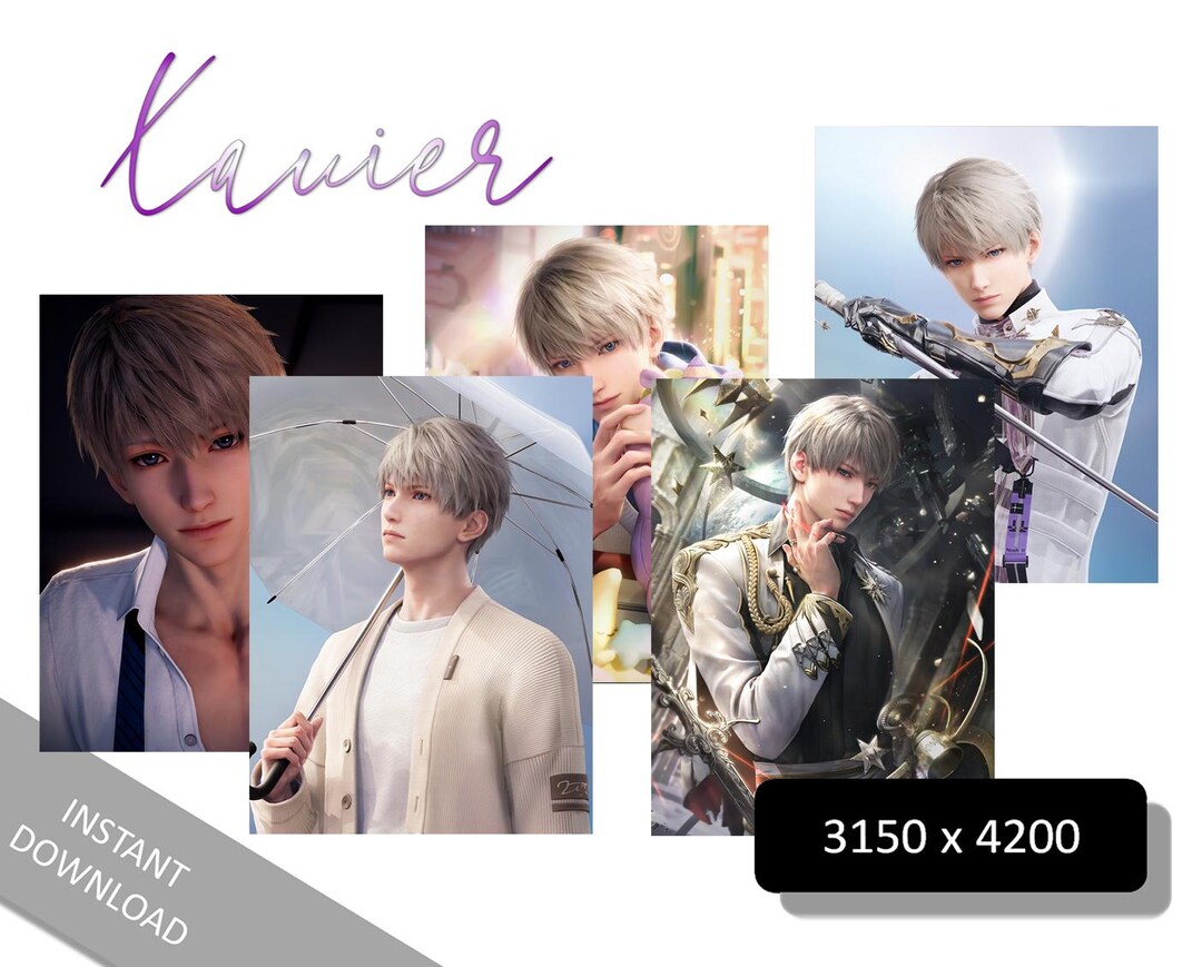 XAVIER Printable Wallpaper • 5 Images • 3150 X 4200 • Digital Print ...