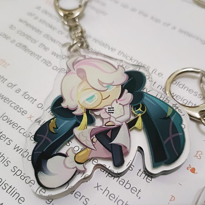 Set of 3 CRK Keyrings , Camellia Pure Vanilla Cherry Blossom Cookie ...