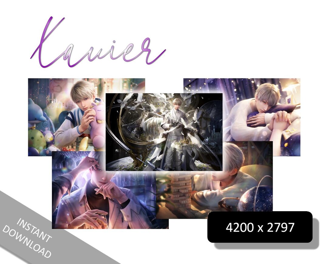 XAVIER Printable Wallpaper • 5 Images • 4200 X 2797 • Digital Print ...