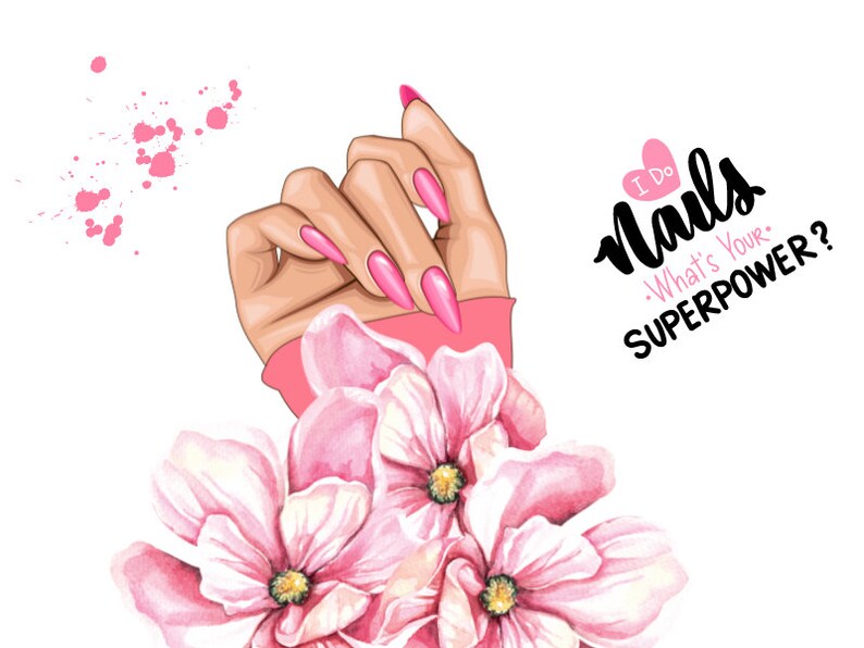 Printable Poster Nail Tech - Etsy