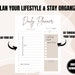 Minimalistic Brown Undated Daily Planner, Digital Planner, Printable ...