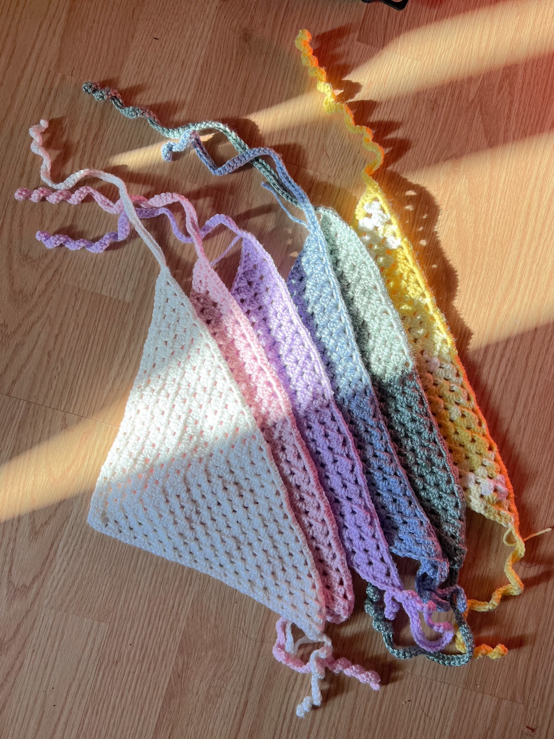 Basic Crochet Bandana - Etsy