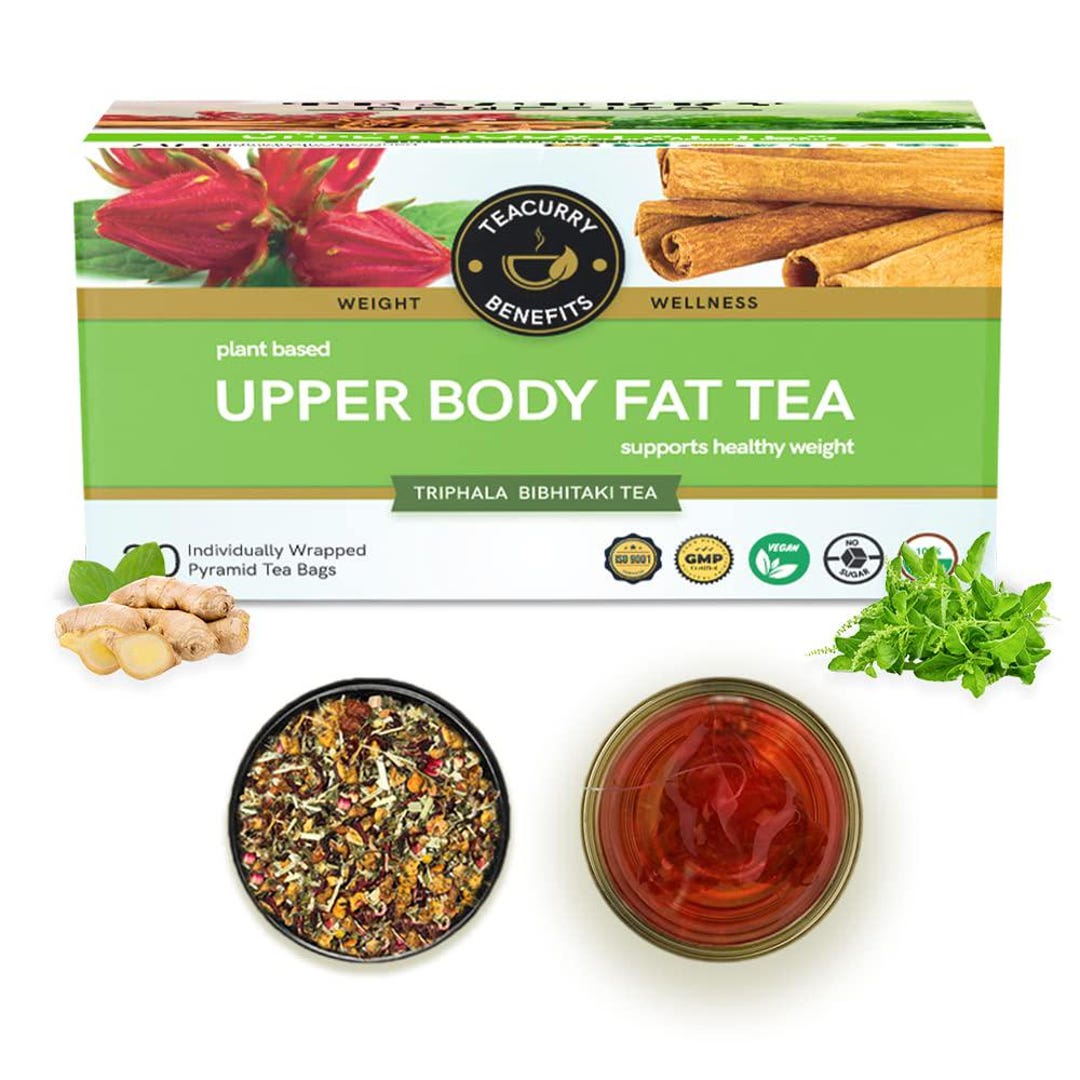 Upper Body Fat Tea, (30 Tea Bags 1 Month Pack) - Helps Lower the Weight ...