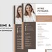Beige Modern Simple Professional Resume Template, Digital Download ...