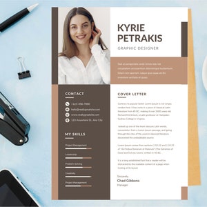 Beige Modern Simple Professional Resume Template, Digital Download ...