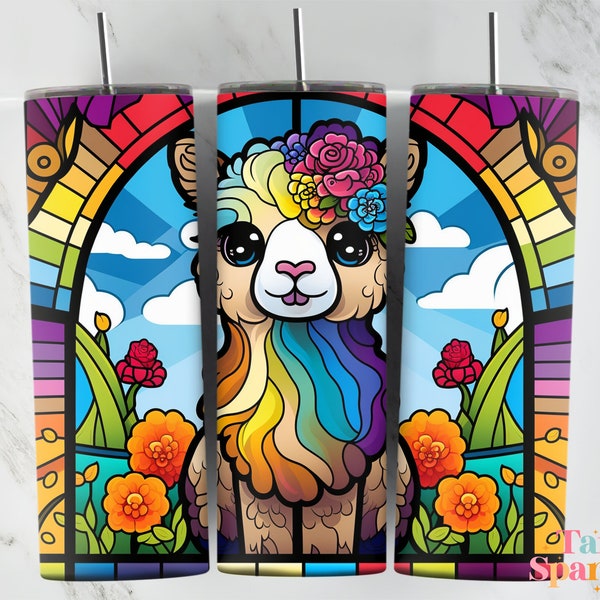 Alpaca Stained Glass - Etsy