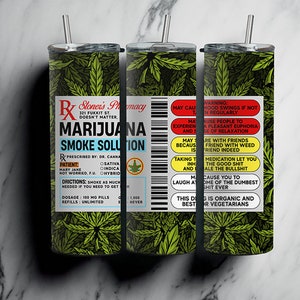 Stoner's Pharmacy, 420 Sublimation, 20oz Skinny Tumbler Sublimation ...