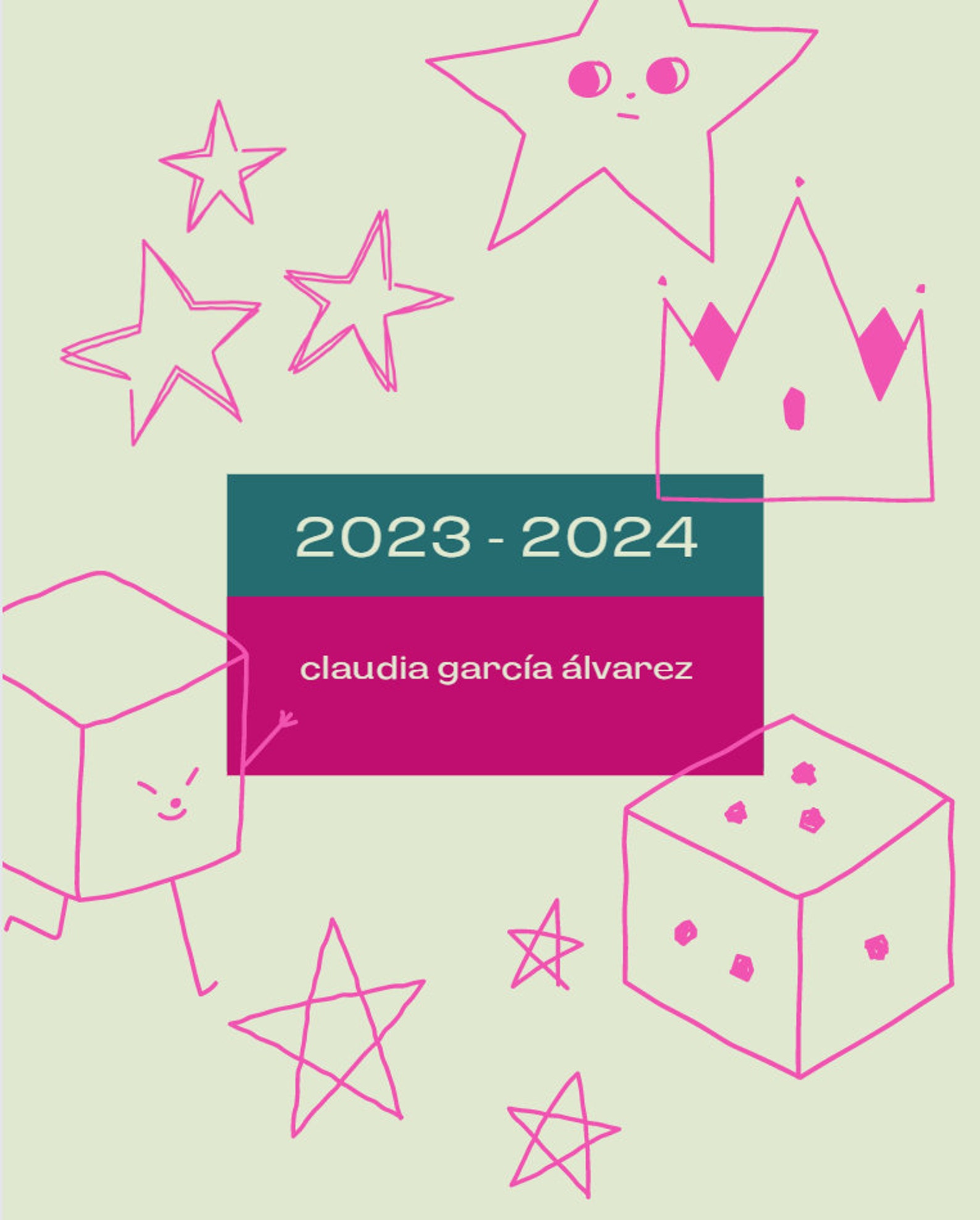 Printable 2023-2024 Academic Diary // Agenda 2023-2024 Imprimible - Etsy