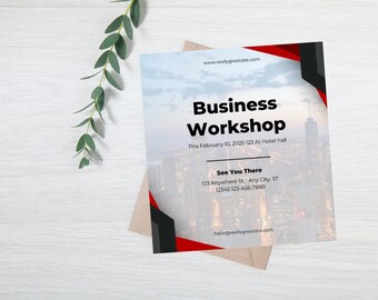 Fall Corporate Invitation - Etsy