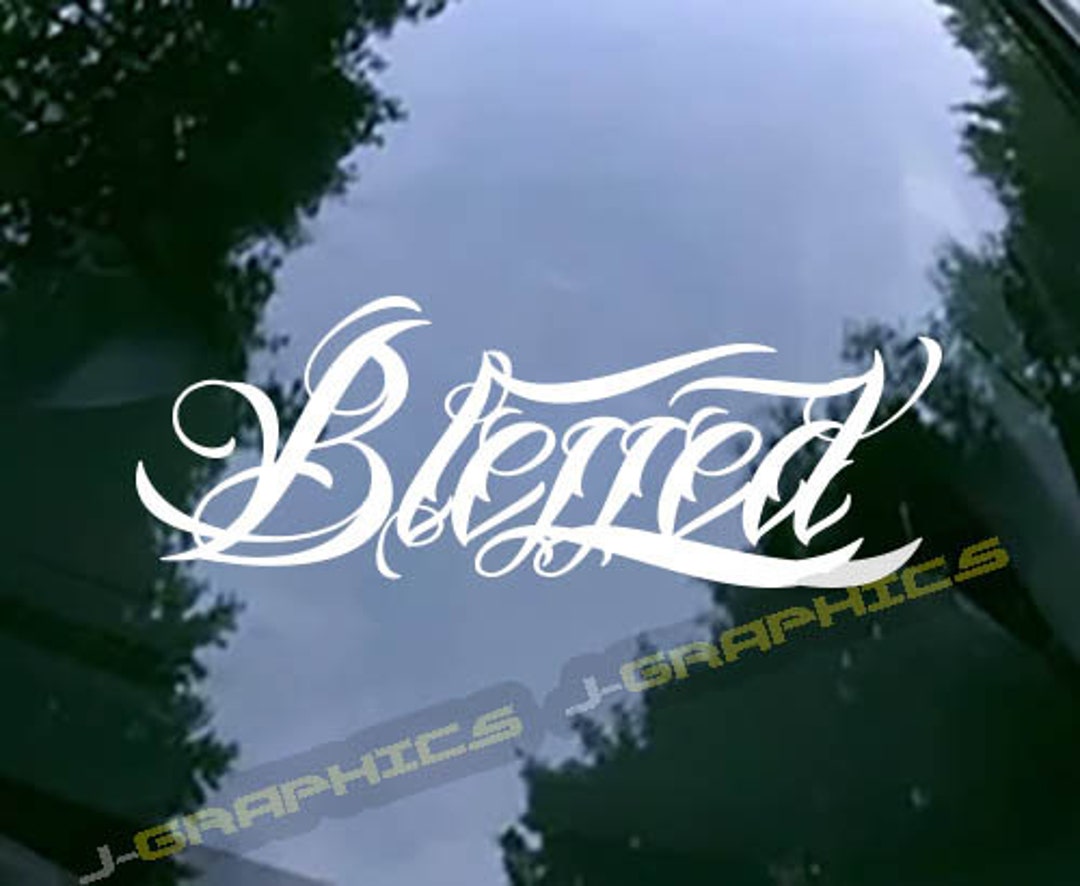 Blessed Vinyl Decal Sticker Car Truck SUV Window Bumper - Etsy