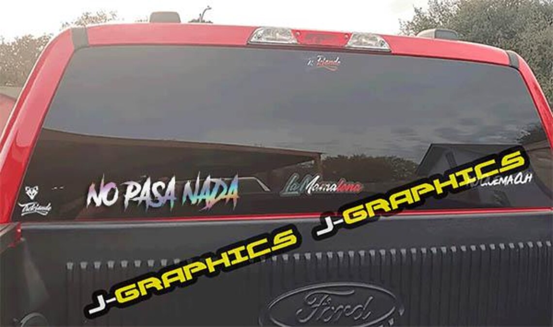 No Pasa Nada Vinyl Decal Sticker Car Truck SUV - Etsy
