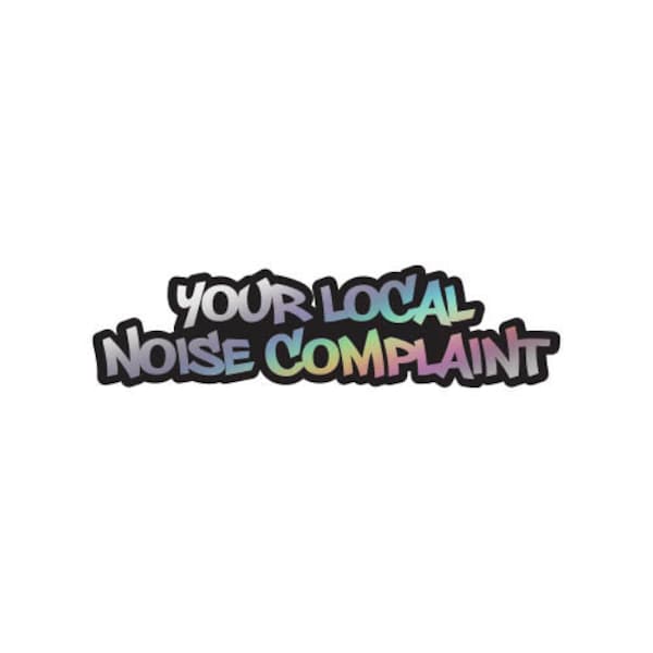 Noise Complaint Decal - Etsy