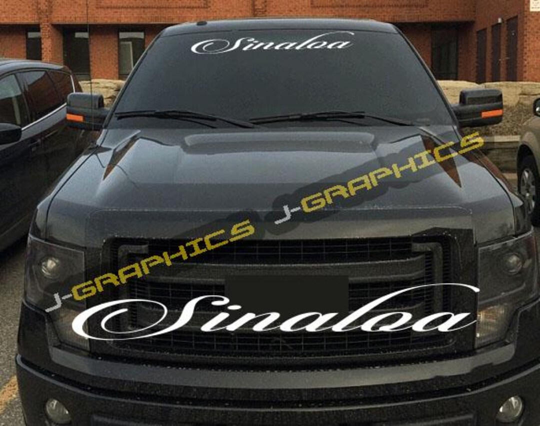Sinaloa Mexico Vinyl Windshield Banner Fits Car Truck SUV SIN Culiacan ...