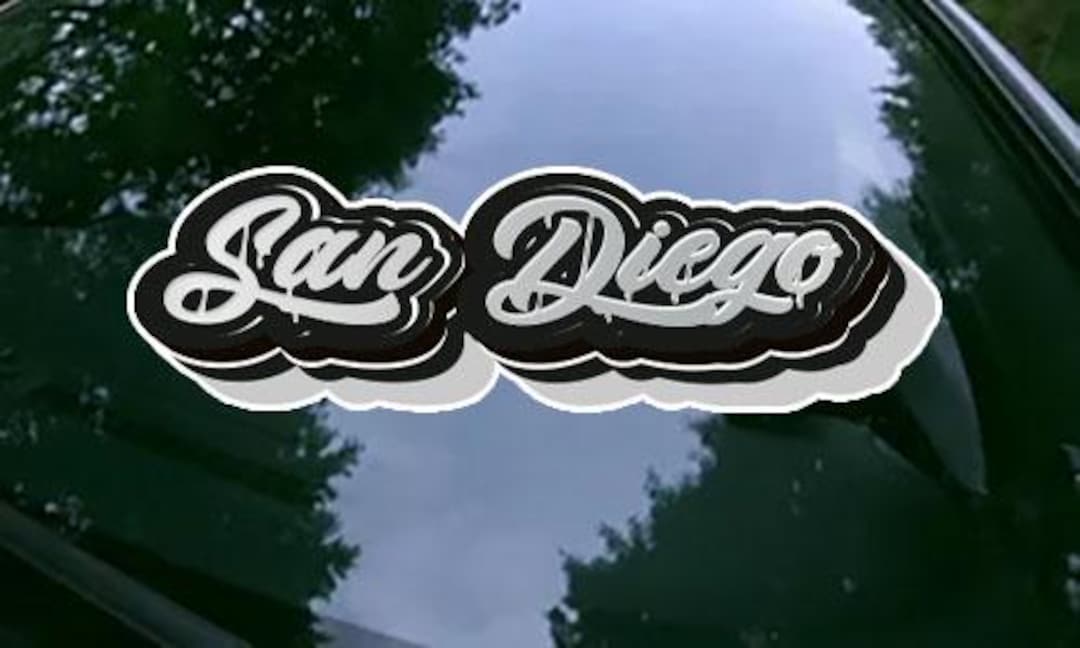 San Diego Vinyl Decal Sticker Car Truck SUV Window Bumper California CA ...
