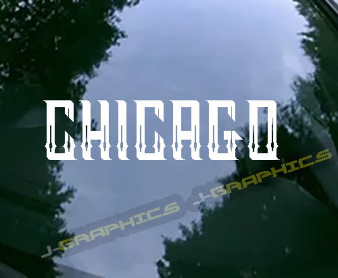 Chicago Vinyl Decal Sticker Car Truck SUV Window Bumper IL Illinois - Etsy
