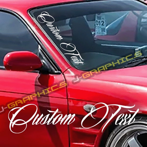 Personalized Banner for Car Window - Etsy