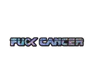 F Cancer Decal Sticker, Vinyl Car Decal Sticker - Etsy
