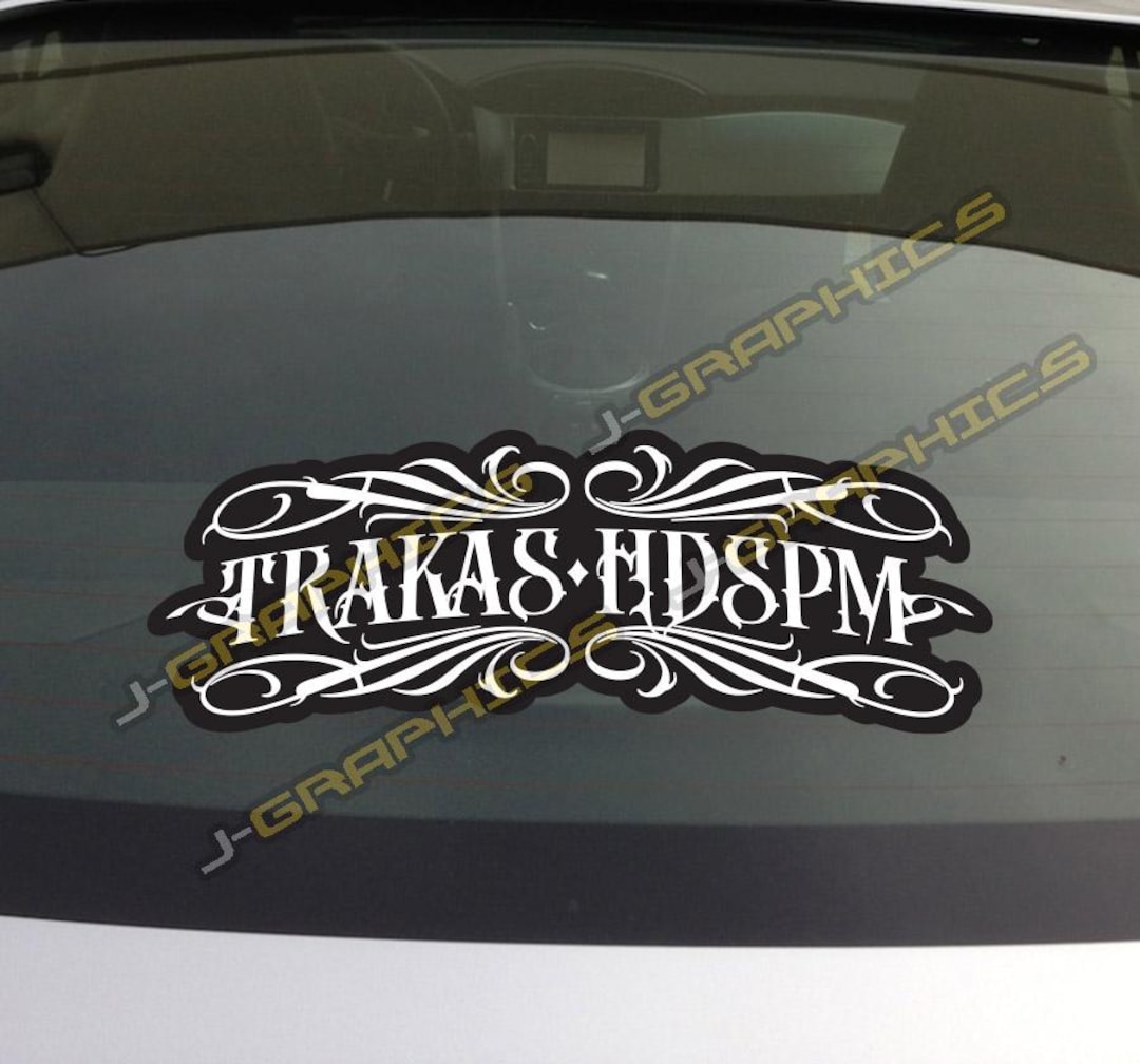 TRAKAS HDSPM Tattoo Design Vinyl Decal Sticker Car Truck SUV Window ...