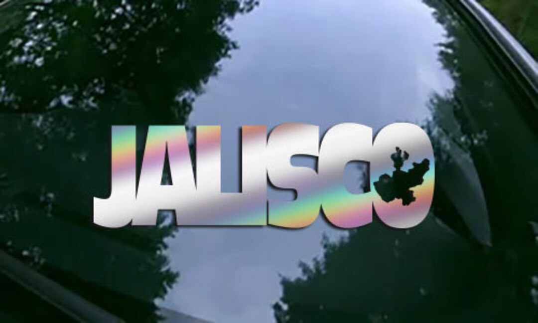 Jalisco Decal/mexico Map Decal/jalisco Sticker/estado De Jalisco/car ...