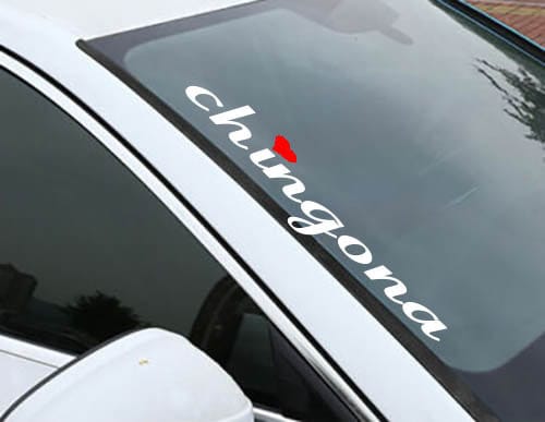 Chingona Vinyl Windshield Decal Sticker 22 Car Truck SUV - Etsy
