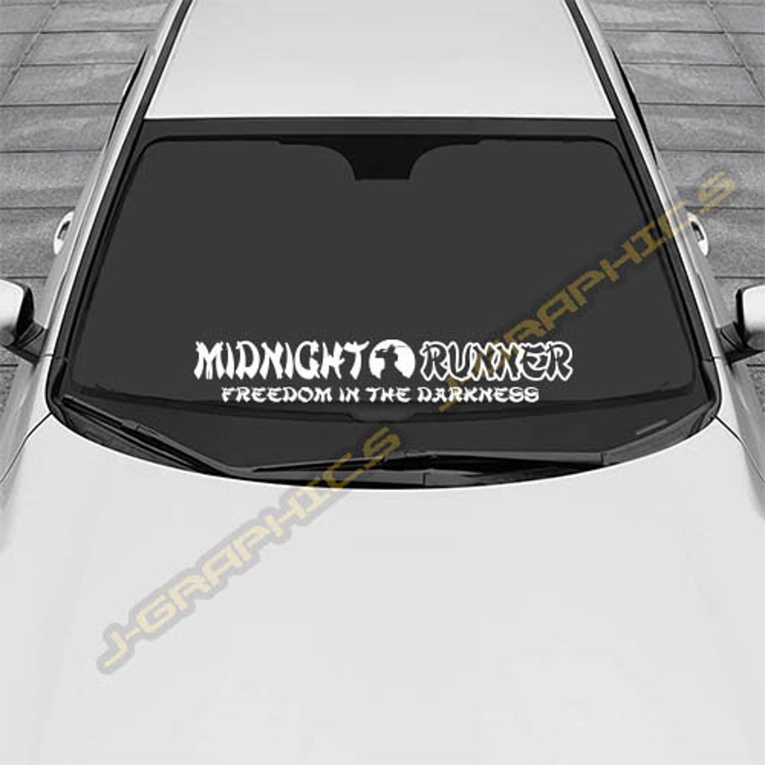 Midnight Runner Car Window Decal: JDM Vinyl Sticker - Etsy