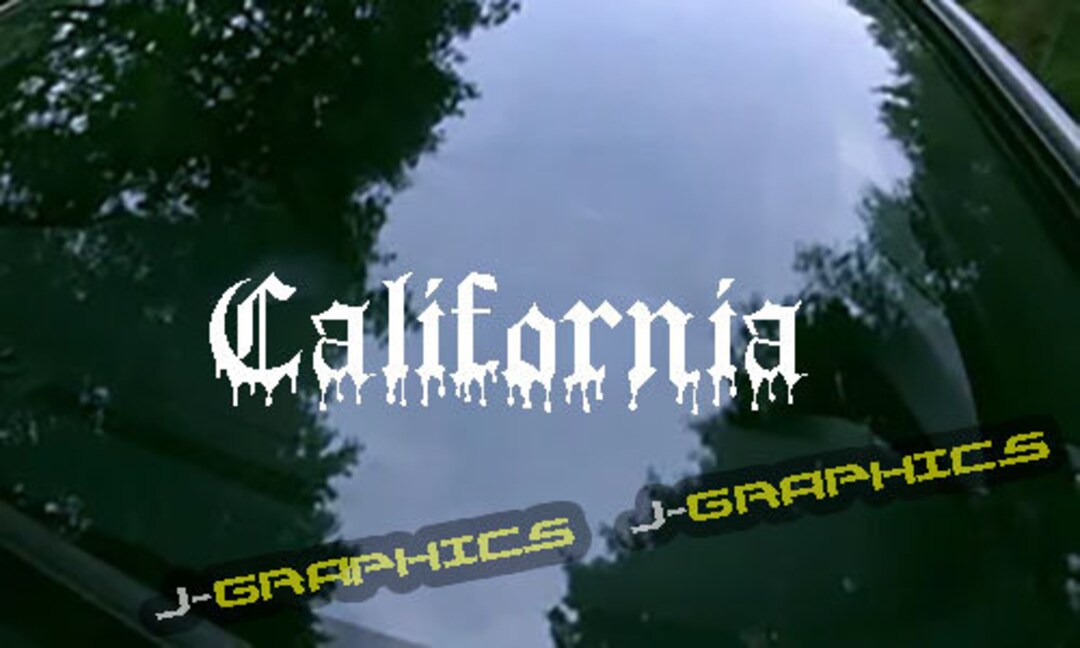 California Vinyl Decal Sticker Car Truck SUV Window Bumper CA - Etsy