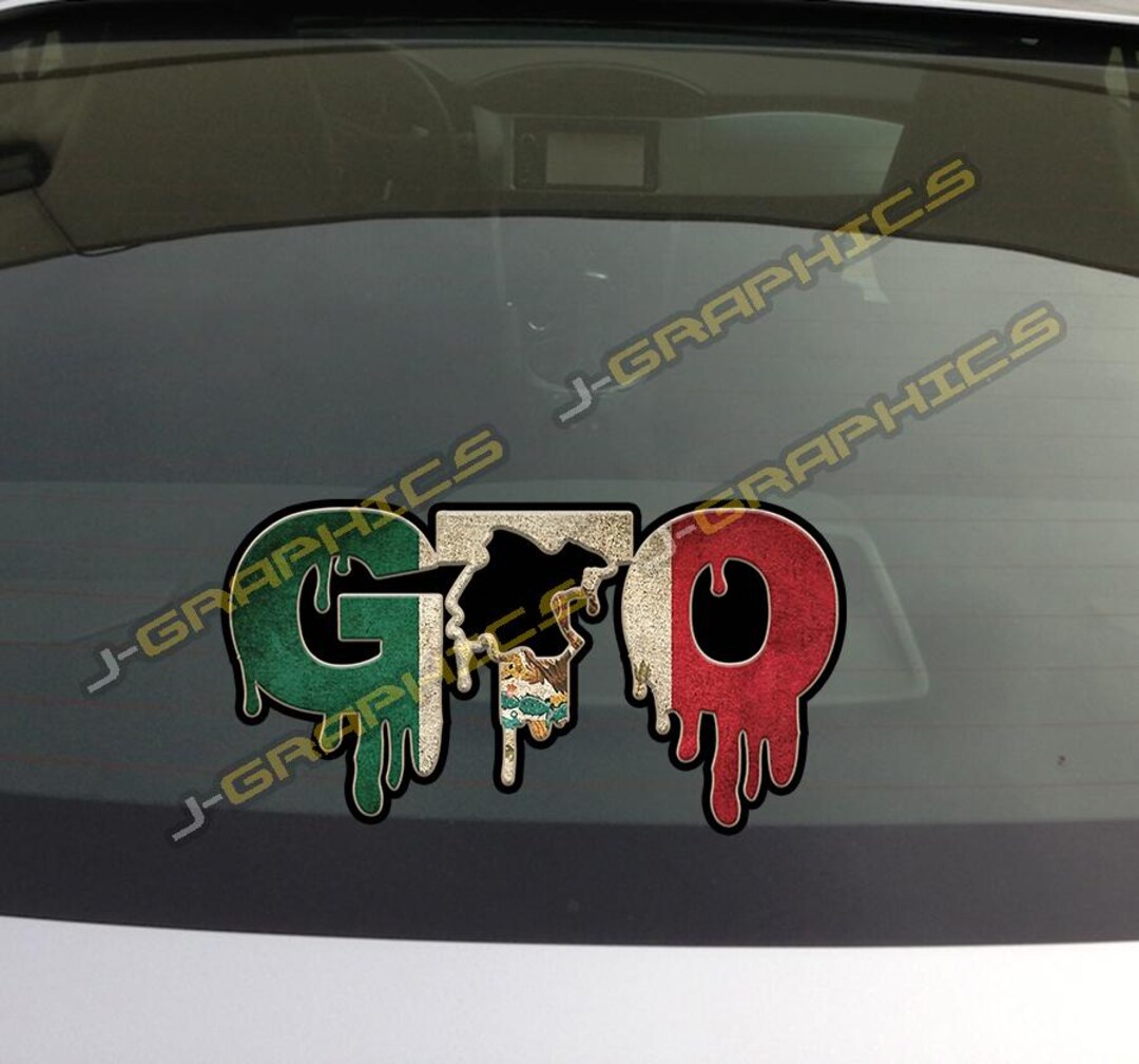 Guanajuato GTO DRIP Mexico Vinyl Decal Sticker Car Truck SUV Mx - Etsy