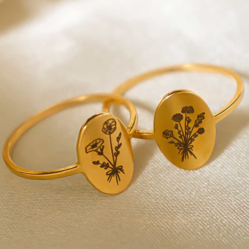 Flower Ring - Etsy