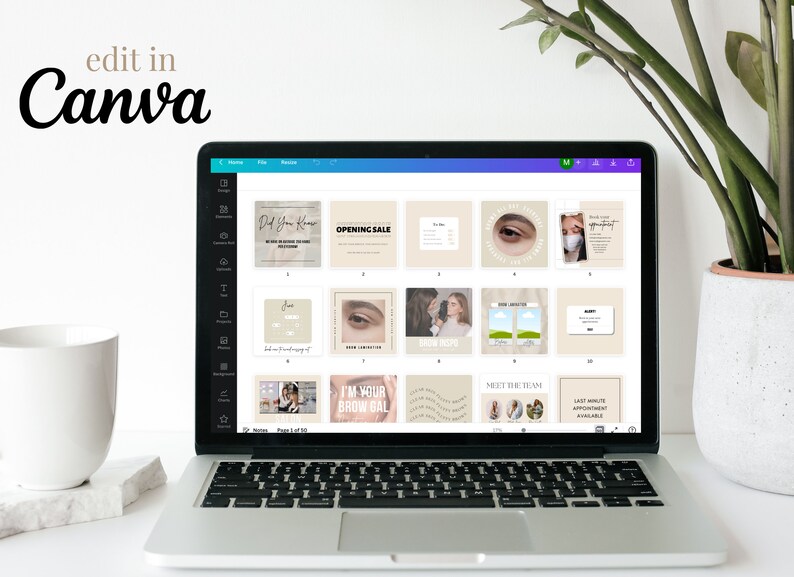 100 Brow Tech Instagram Templates | Brow Tint Template | Nano Brows ...