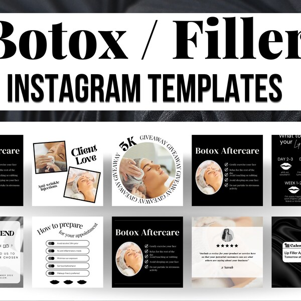 Lip Filler Instagram Post - Etsy