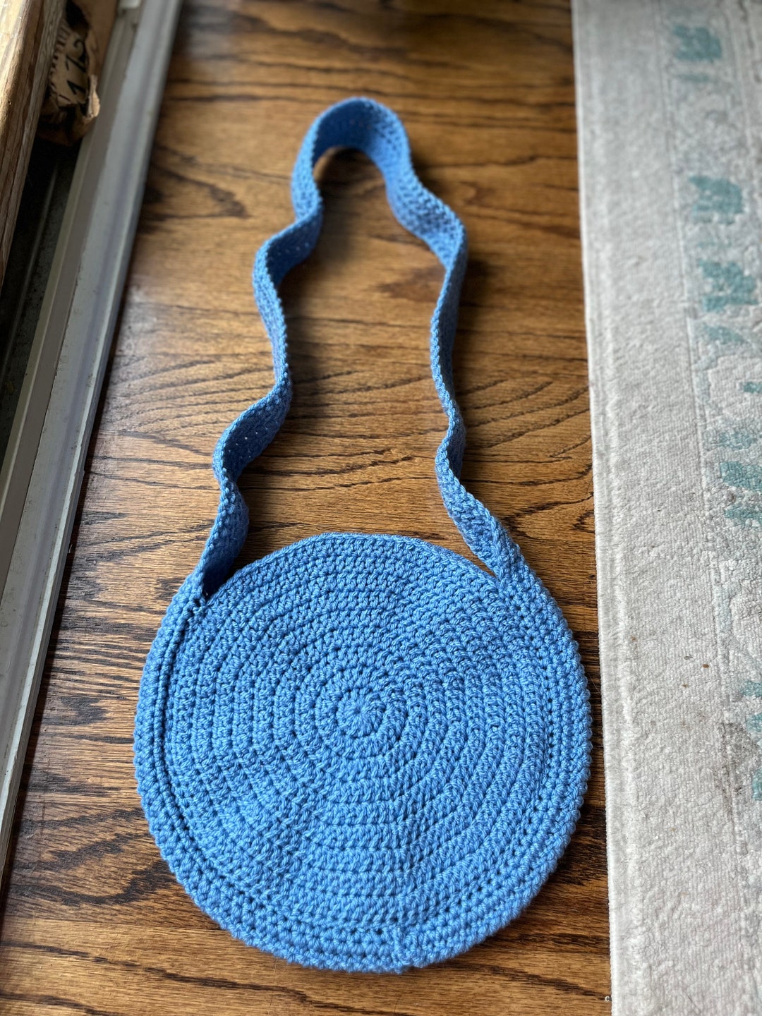 Crocheted Round Bag - Etsy