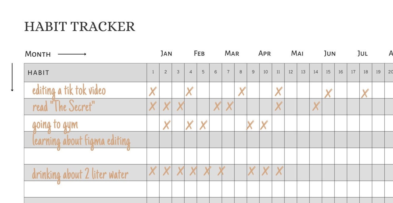 Habit Tracker Atomic Habits Tacking Printable Planner One - Etsy