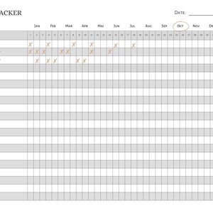 Habit Tracker Atomic Habits Tacking Printable Planner One - Etsy