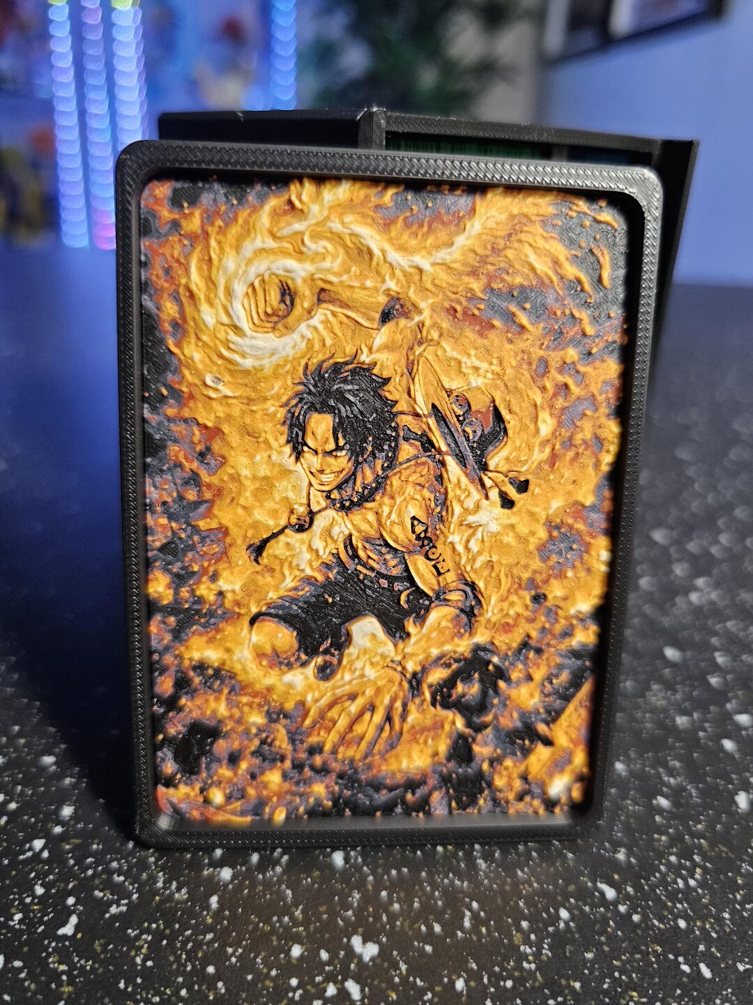 Portgas D. Ace, Fire Fist One Piece TCG Deck Box - Etsy