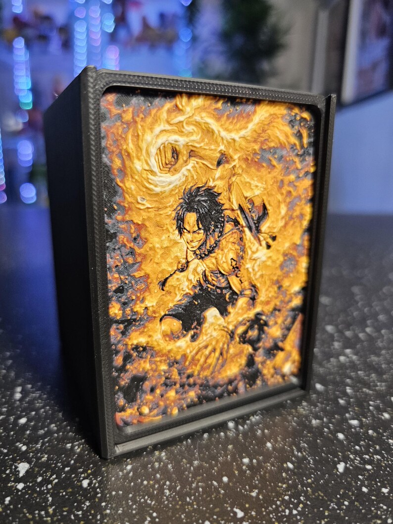 Portgas D. Ace, Fire Fist One Piece TCG Deck Box - Etsy