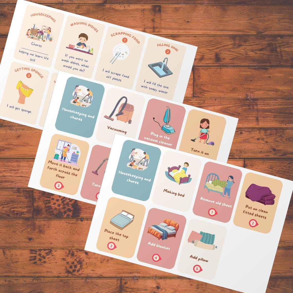Life Skills Flashcards | Printable Cards | Back to School Gift | Diy ...