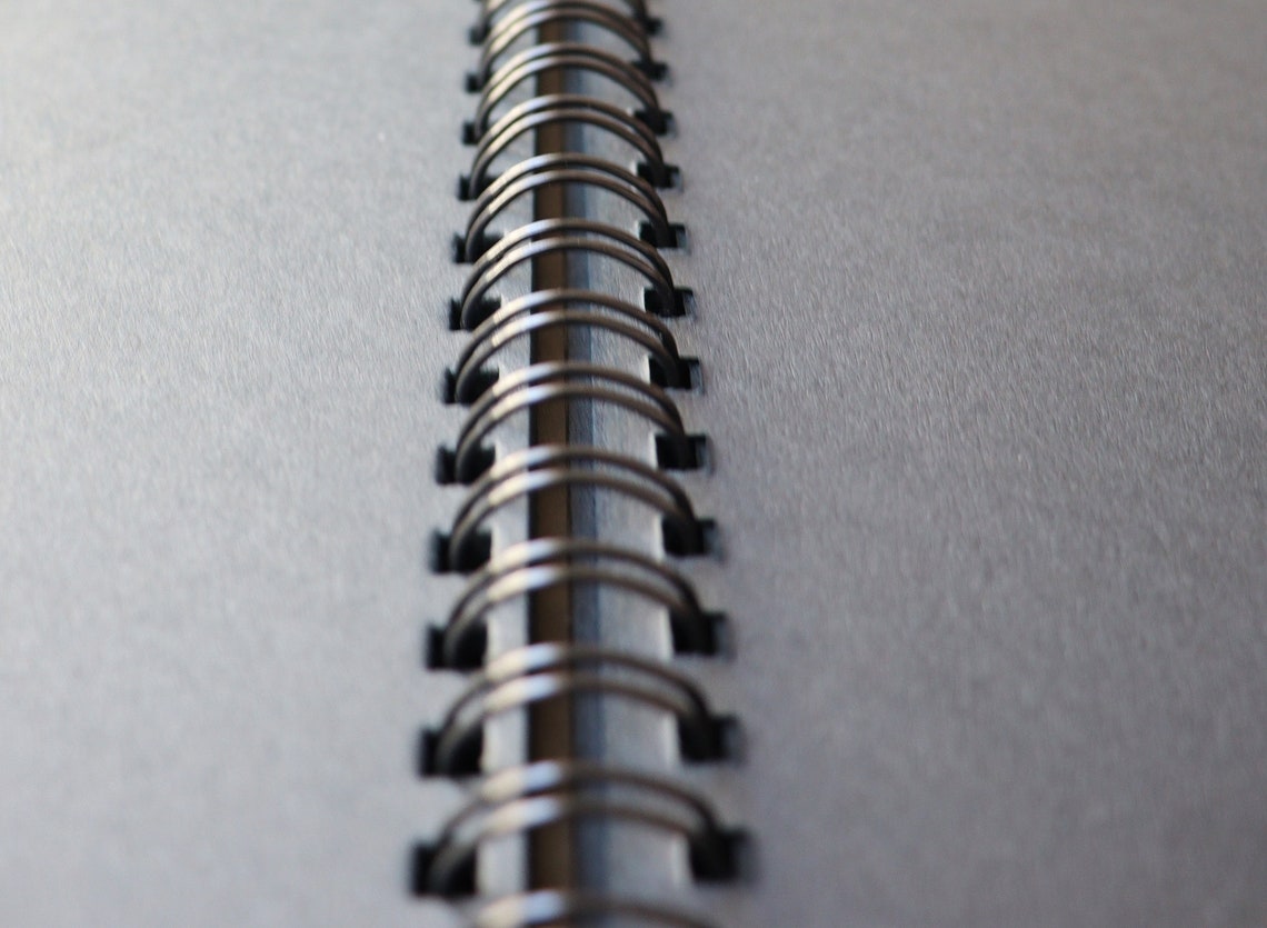 3 SET Black Notebook A5, Black Paper Notebook, Black Page Notebook ...