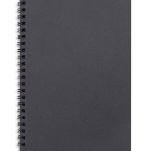 5 SET Black Notebook 14X20 Cm5.5x7.8 Inch Fancy Black - Etsy