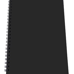 3 SET Black Notebook A5, Black Paper Notebook, Black Page Notebook ...